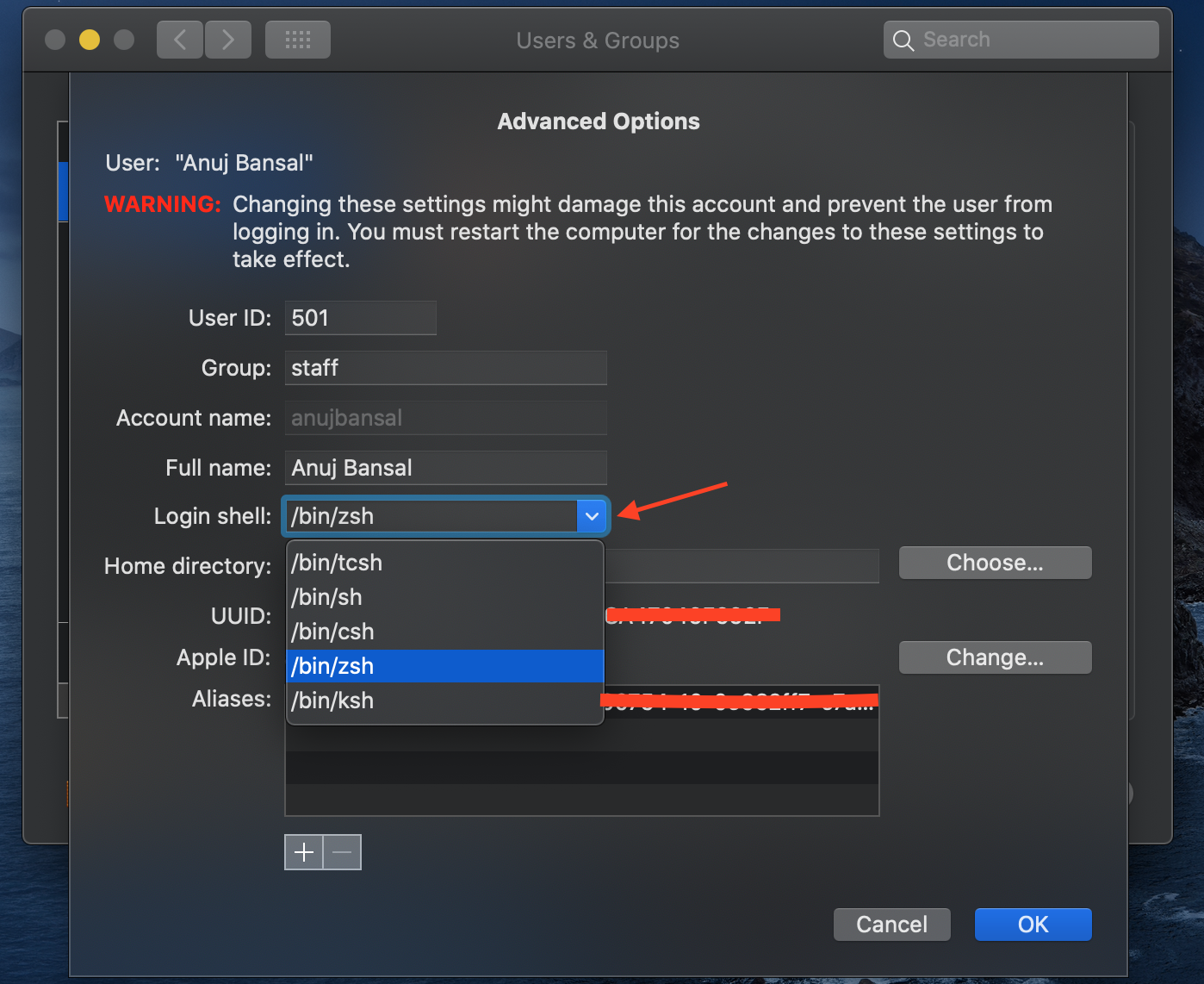 How to change the default shell to Bash on MacOS Catalina - Confobit