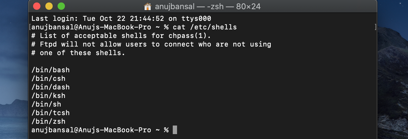 How to change the default shell to Bash on MacOS Catalina - Confobit